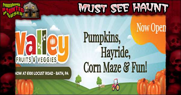 Pumpkin Patch, Hayrides & Corn Maze at Valley Fruit & Veggies - Bath, PA